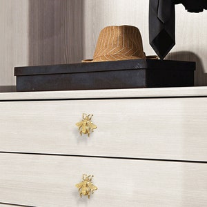 Silver Chrome Kitchen Knobs Cabinet Handle Knob Bee Knobs Gold Brass Drawer Knobs Pulls Dresser ...