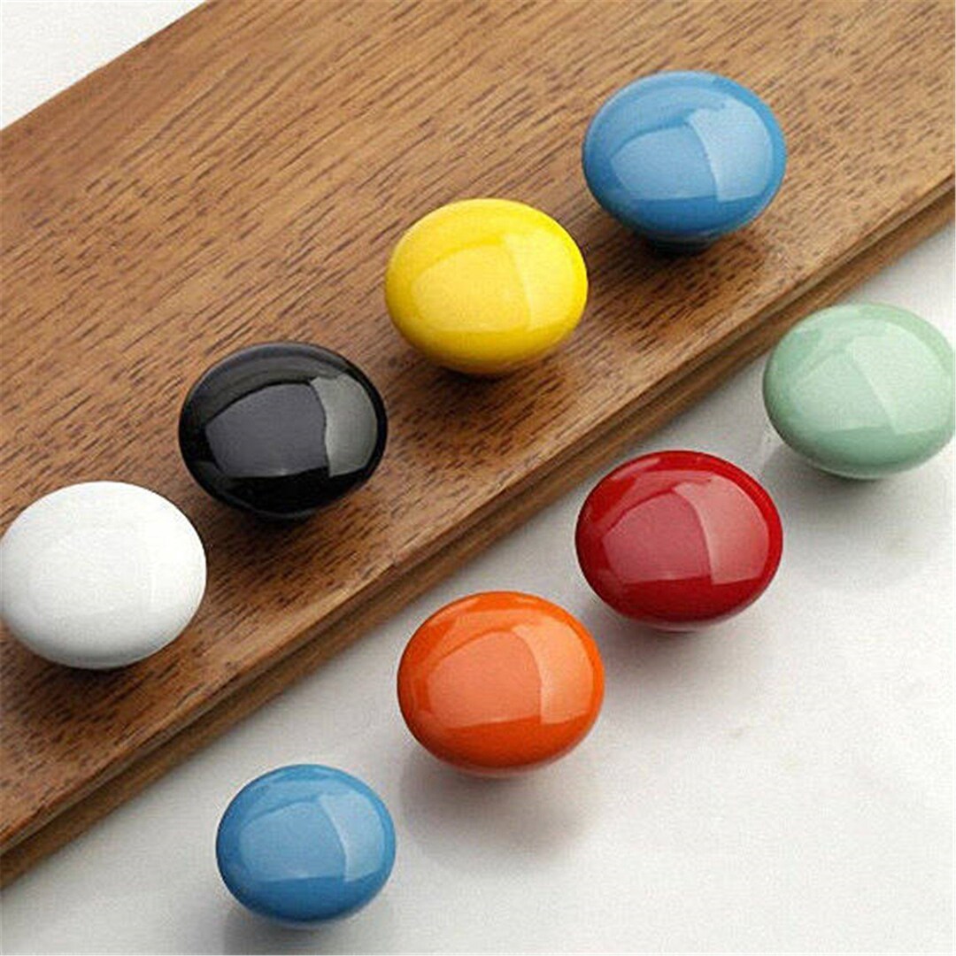 Colorful Cabinet Knobs / Dresser Knobs Drawer Pulls Knob Handles Kids ...