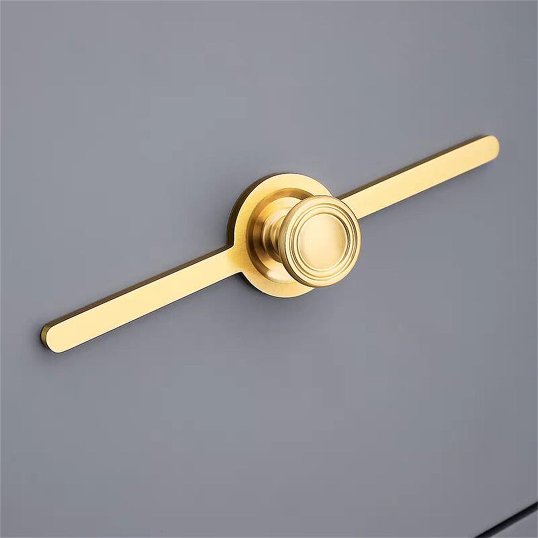 Solid Brass Drawer Knobs With Back Plate Pulls Dresser Pulls Knobs Kitchen Cabinet Door Knobs ...
