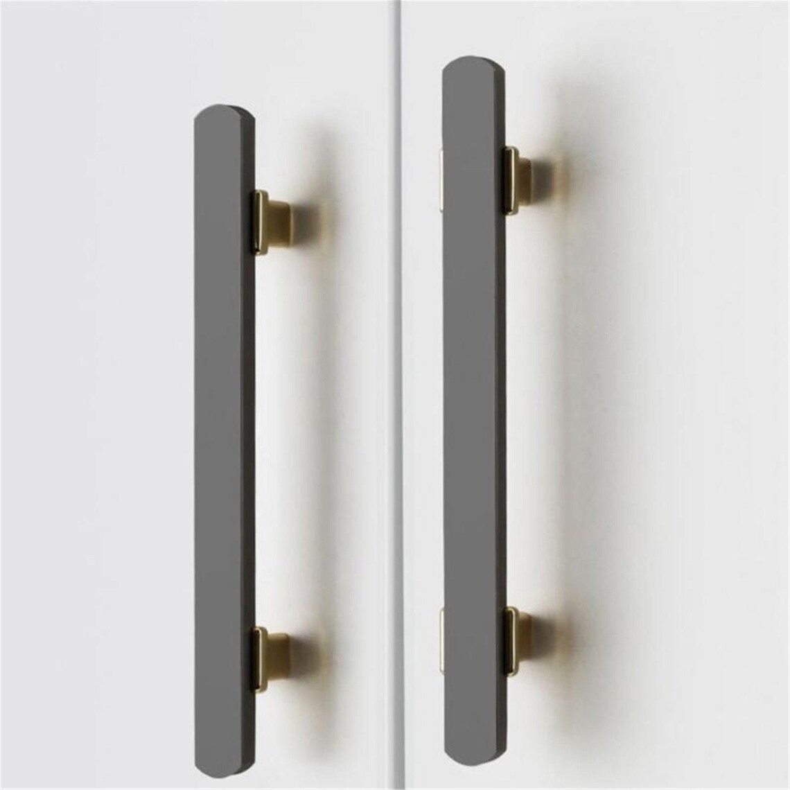 Polished Gold Gray Drawer Pulls Cabinet Handle Pulls Cupboard - Etsy
