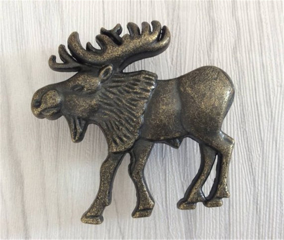 Moose Knobs Drawer Knob Pull Dresser Knobs Unique Kitchen Cabinet Knobs ...
