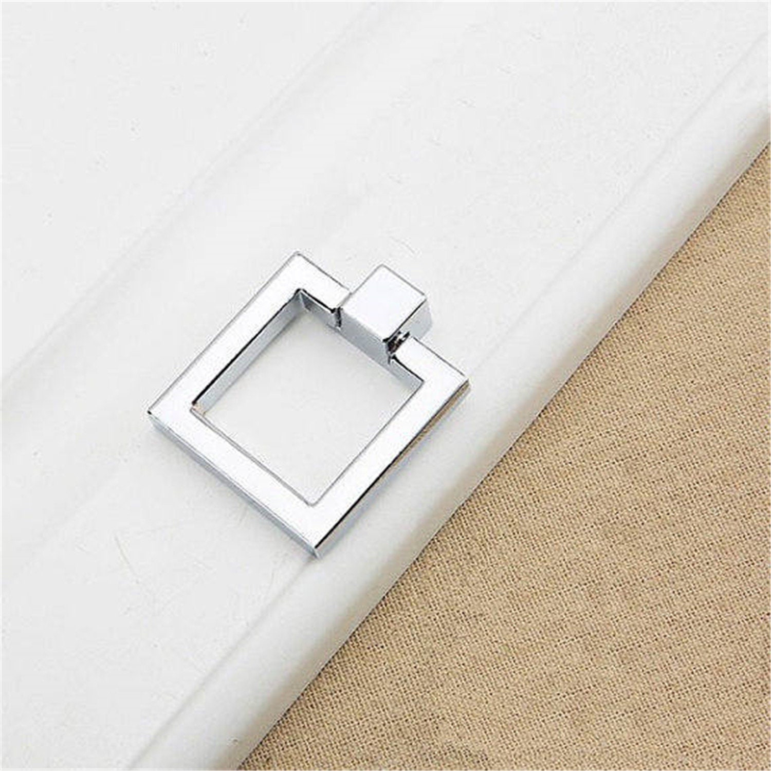 Square Drop Rings Pulls Knobs Cabinet Door Knobs Pulls Dresser - Etsy