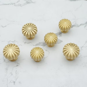 Solid Brass Drawer Knobs Pulls Dresser Knobs Kitchen Cabinet Pulls Handle Door Knob Ring Drop ...