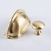 3 Brushed Gold Drawer Pulls Handles Dresser Knobs Handles Shell Cup ...