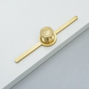 Solid Brass Drawer Knobs With Back Plate Pulls Dresser Pulls Knobs Kitchen Cabinet Door Knobs ...