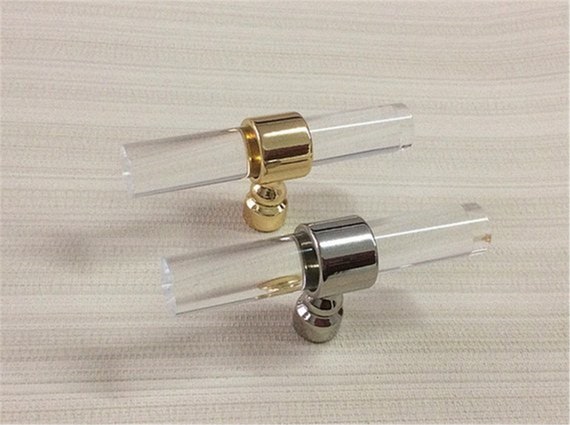 Acrylic Knobs Organic Glass Door Knobs Modern Simple Drawer | Etsy