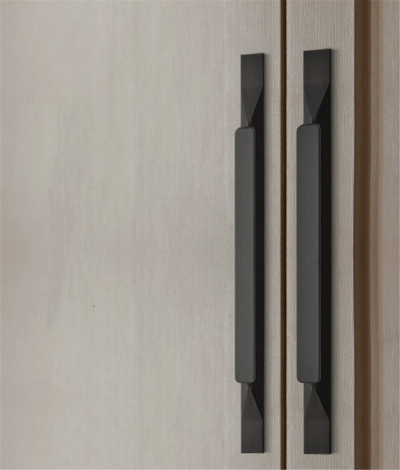 Special Texture T Pulls Gold Drawer Pulls Knobs Black Kitchen - Etsy