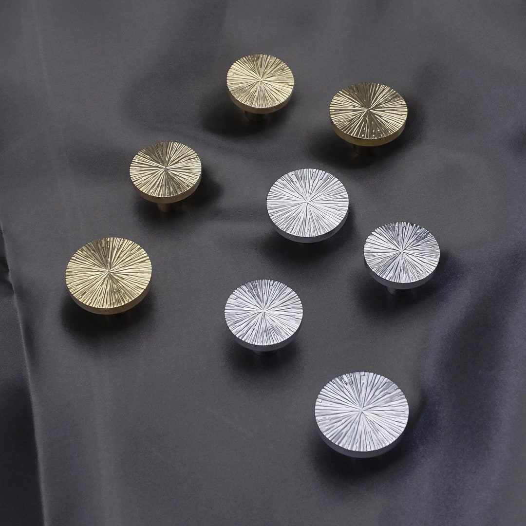 Hammer Drawer Knobs Pulls Cabinet Knob Solid Brass Chrome Dresser Knobs Kitchen Pull Cabinet ...