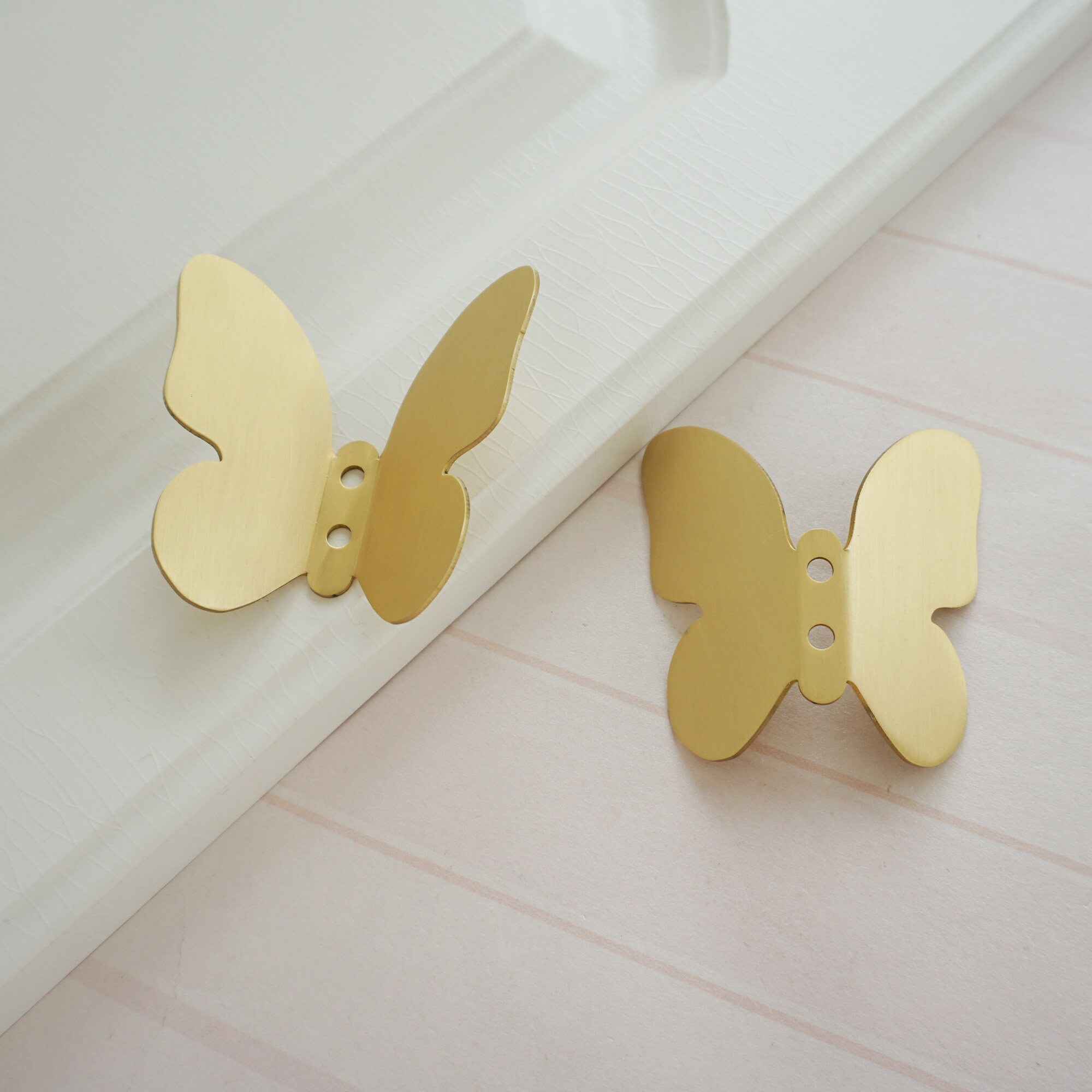 Brass Knobs Butterfly Cabinet Knobs Handles Closet Handles - Etsy