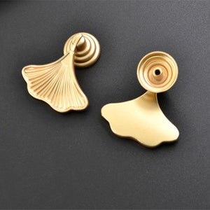Ginkgo Cabinet Knobs Drawer Knobs Pulls Handles Kitchen - Etsy