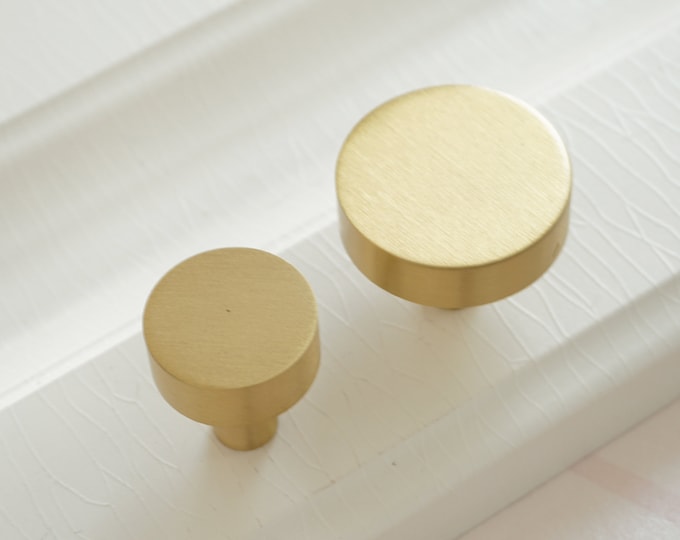 Nordic Simple Brass Knobs Cabinet Knobs Creative Brass - Etsy