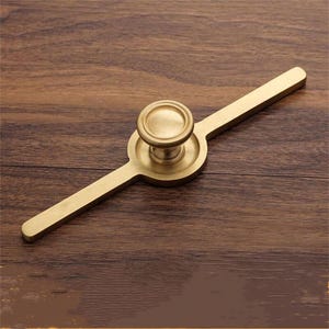 Solid Brass Drawer Knobs With Back Plate Pulls Dresser Pulls Knobs Kitchen Cabinet Door Knobs ...