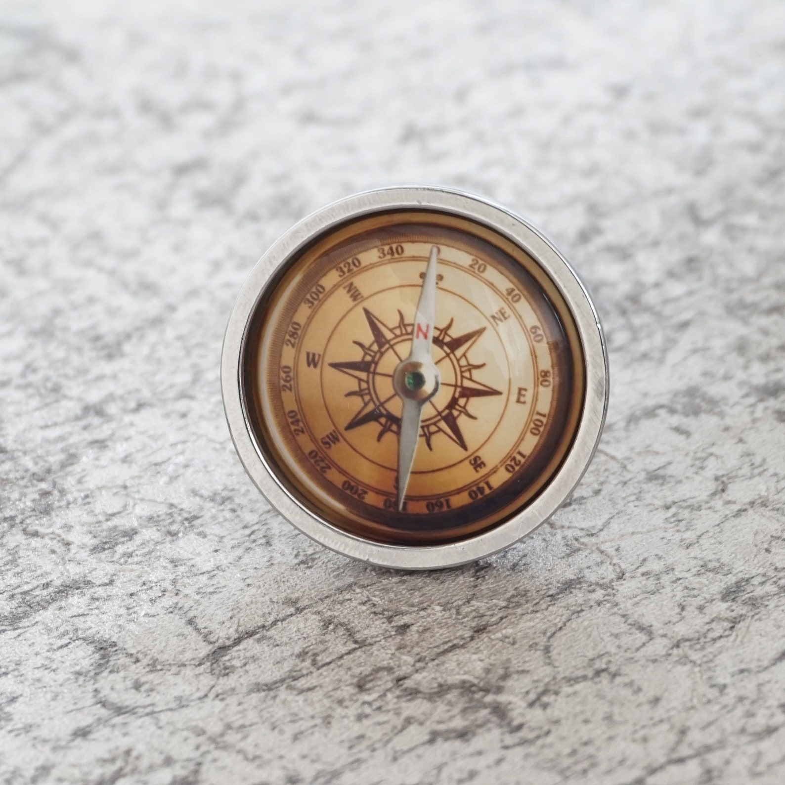 Compass Drawer Knobs Antique Bronze / Crystal Dresser Knob - Etsy