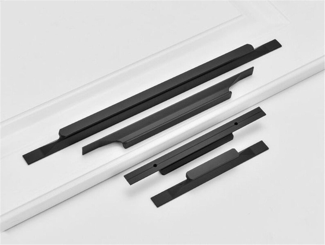 Special Texture T Pulls Gold Drawer Pulls Knobs Black Kitchen Cabinet ...