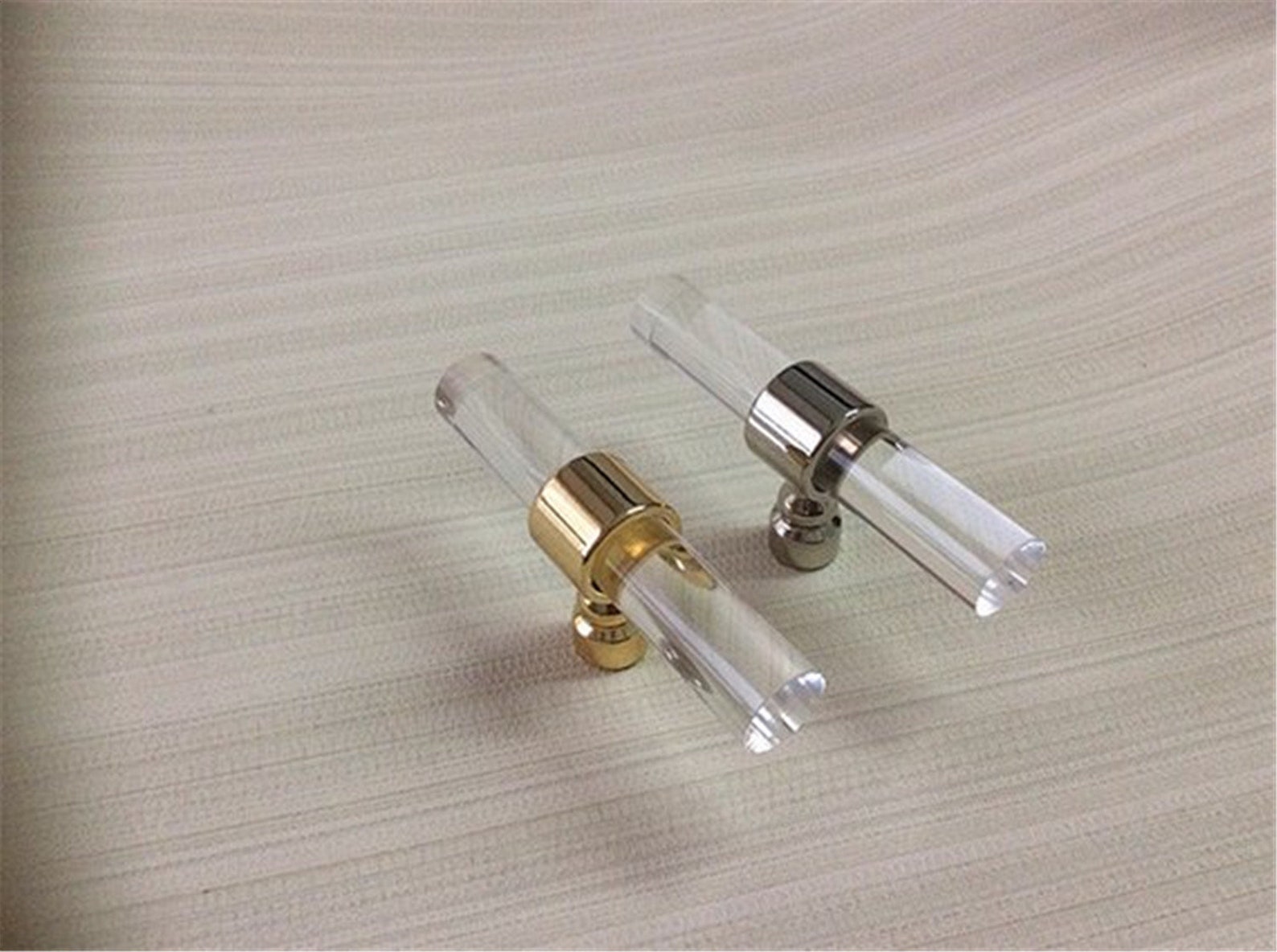Acrylic Knobs Organic Glass Door Knobs Modern Simple Drawer Knobs ...