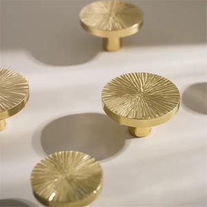Solid Brass Drawer Knobs Pulls Hammer Dresser Knobs Kitchen Cabinet Pulls Handle Door Knob Pulls ...