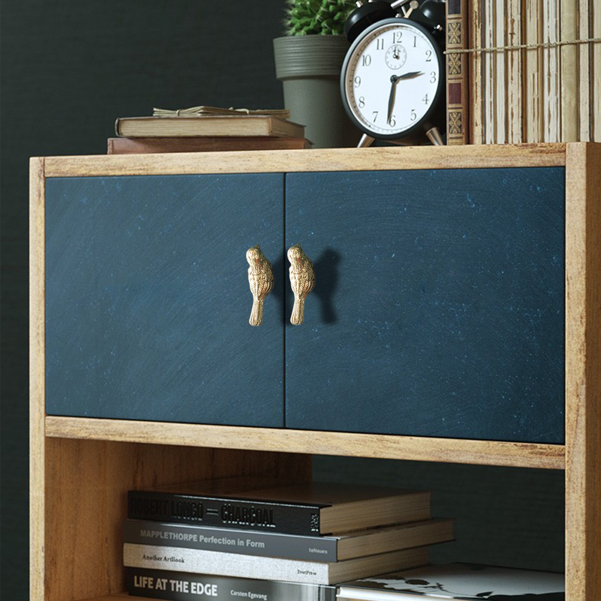 Solid Brass Drawer Knobs Pulls Bird Dresser Knobs Kitchen | Etsy