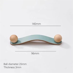 3.7856.3brass Knobs Leather Cabinet Knobs Door Knobs Drawer Knobs Dresser Knobs Pink Black Blue ...
