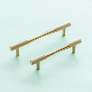 3.785.0 Exquisite Solid Brass Drawer Pulls Knobs Dresser Handles Pulls Kitchen Cabinet Handles ...