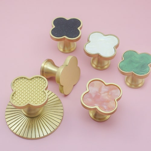 Clear Brass Drawer Knobs Handles Acrylic Dresser Knob Crystal - Etsy