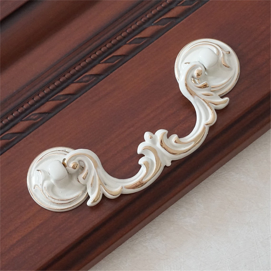 Shabby Chic Drawer Knobs Pulls Handles Dresser Pull Knob Bail - Etsy