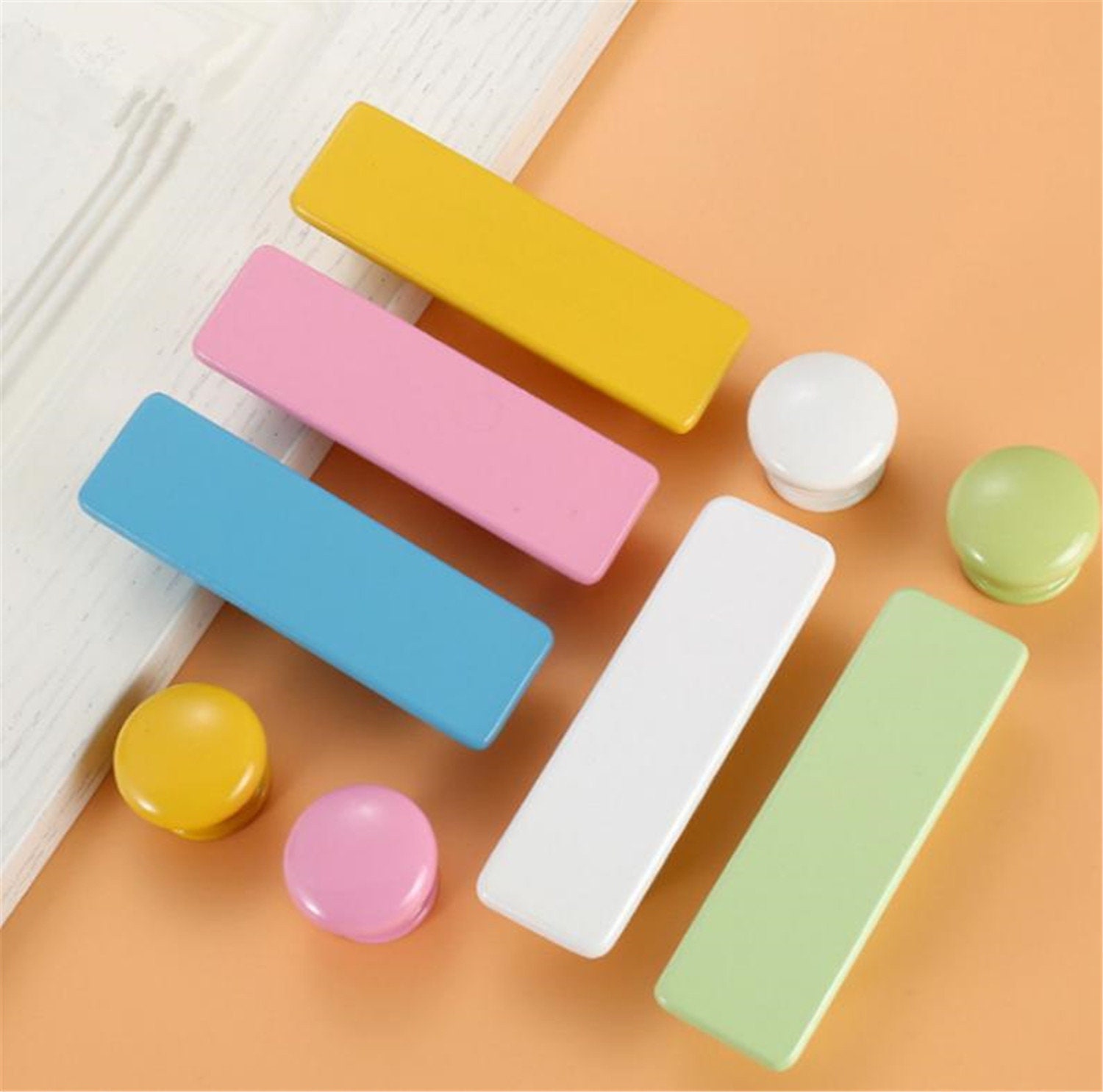 2.5'' Colorful Dresser Pull Handle Drawer Knobs Pulls - Etsy