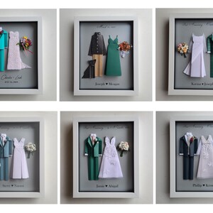 Personalized Origami Wedding Frame | Custom Anniversary Gift | Handmade ...