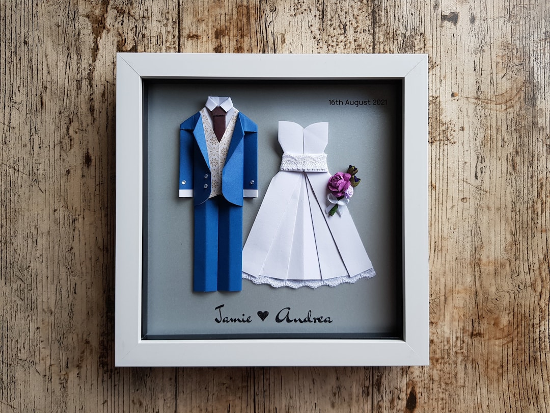 Unique Origami Wedding Gift Custom Anniversary Gift Etsy