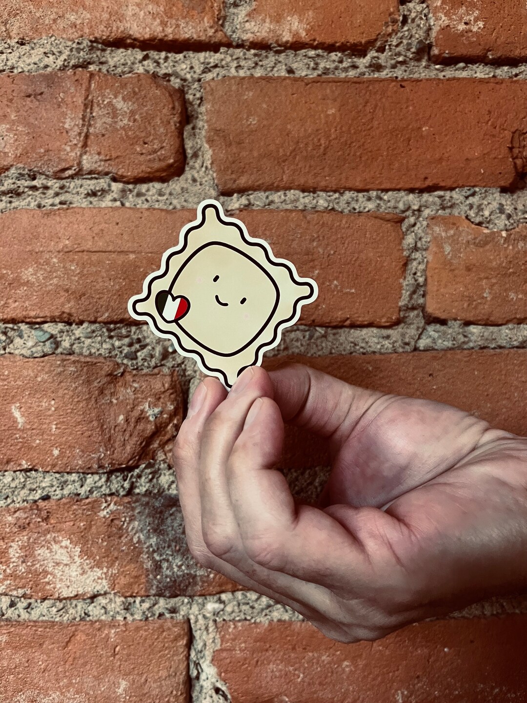 Ravioli Sticker | Cute Ravioli Vinyl Sticker | Glossy Vinyl Sticker - Etsy