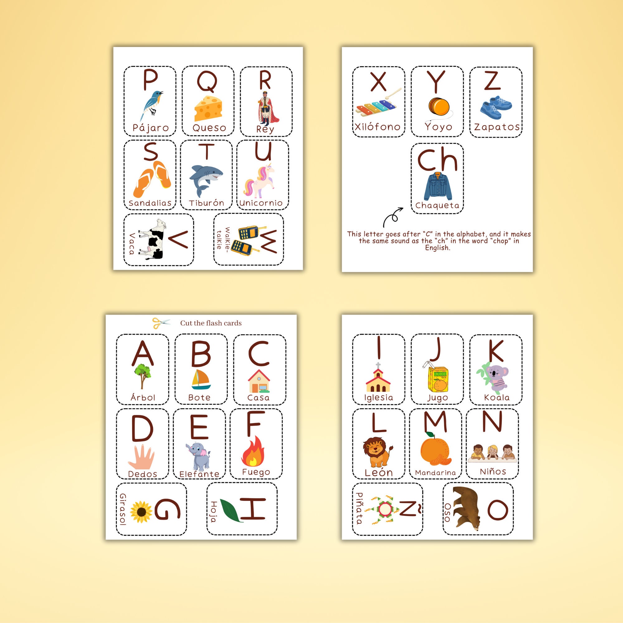 Spanish Preschool Worksheets, Christian Spanish Preschool Worksheets ...