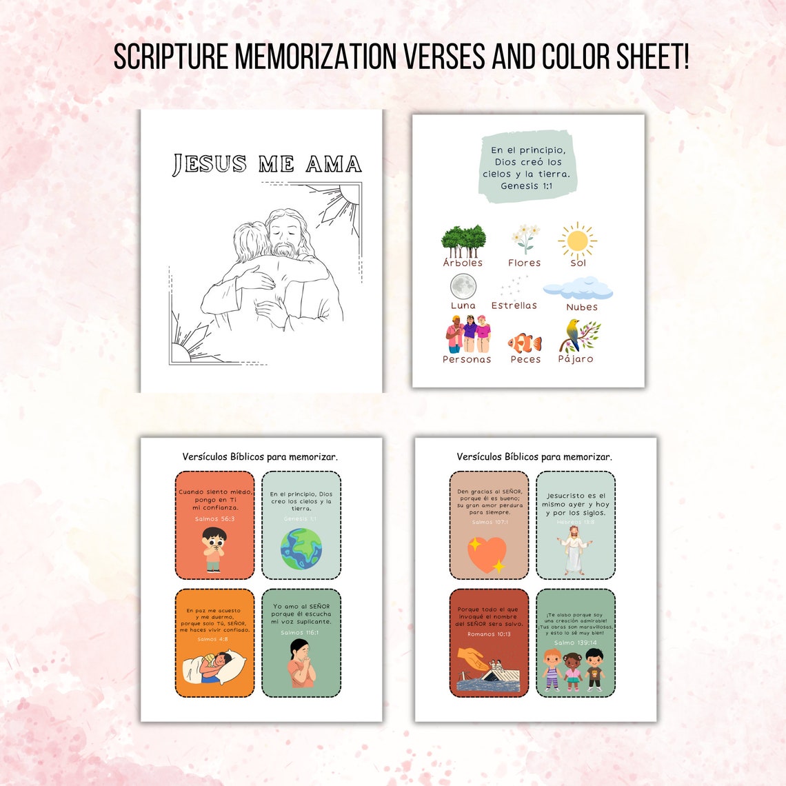 Spanish Preschool Worksheets, Christian Spanish Preschool Worksheets ...