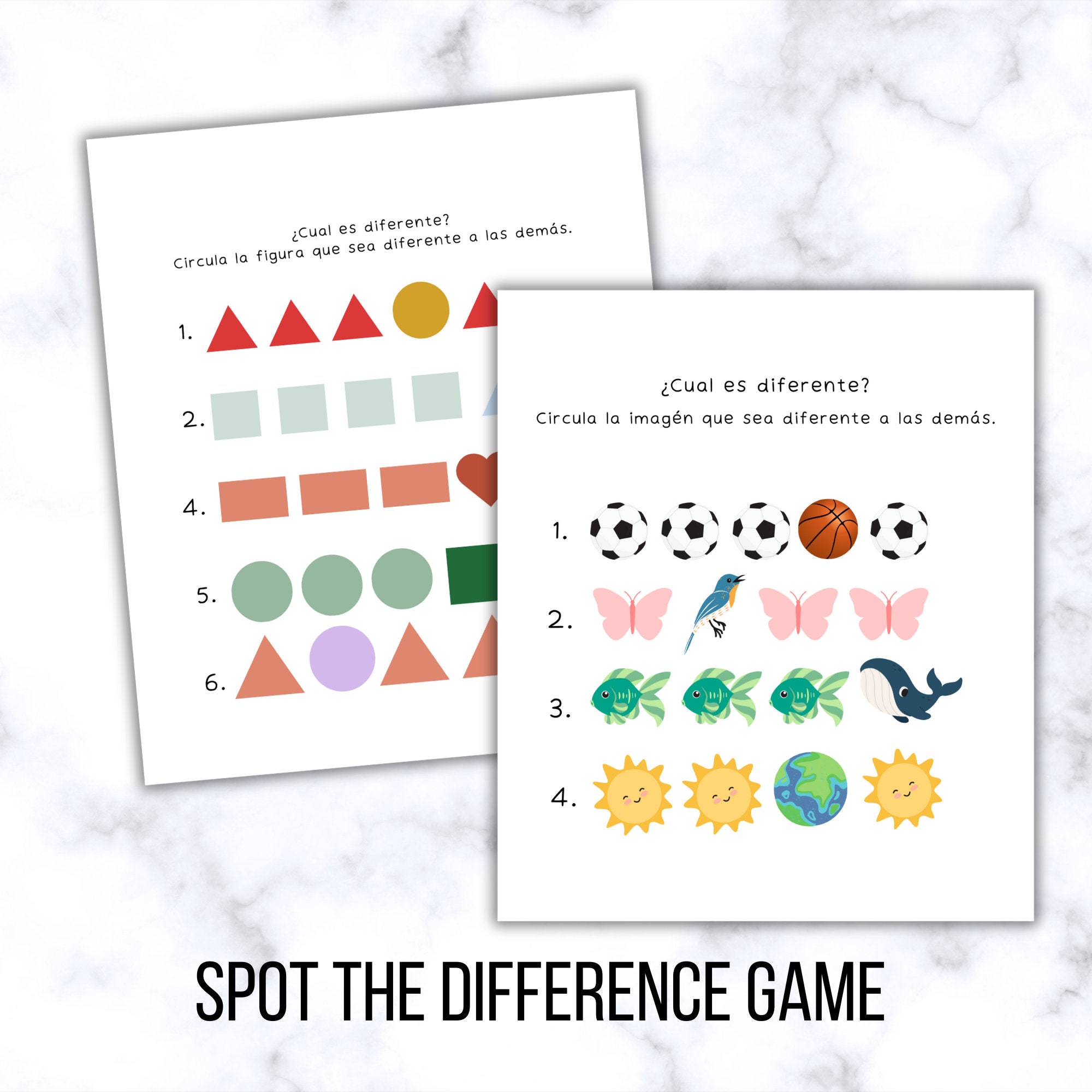 Spanish Preschool Worksheets, Christian Spanish Preschool Worksheets ...