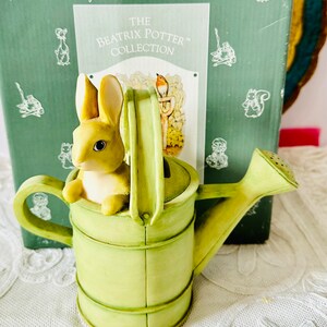 Beatrix Potter Peter Rabbit Green Watering Can Money Box - Etsy