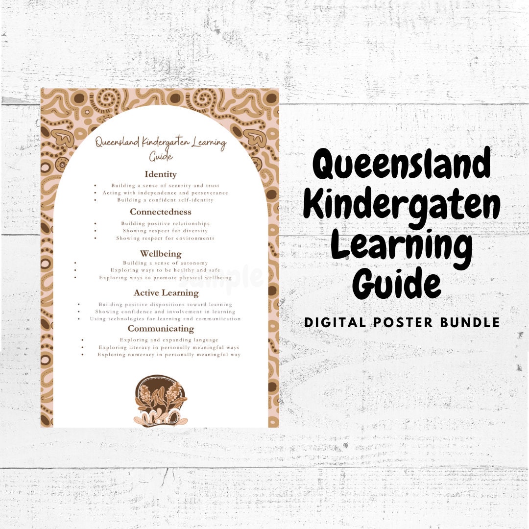 Queensland Kindergarten Learning Guide QKLG Digital Download Indigenous ...