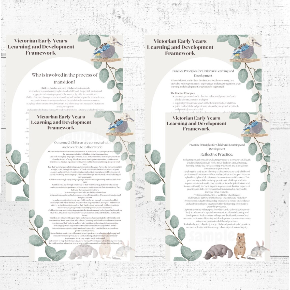 Victorian Early Years Learning and Development Framework VEYLDF Digital ...