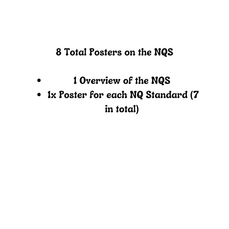 Bright Australia NQS Posters | National Quality Standards | Digital ...