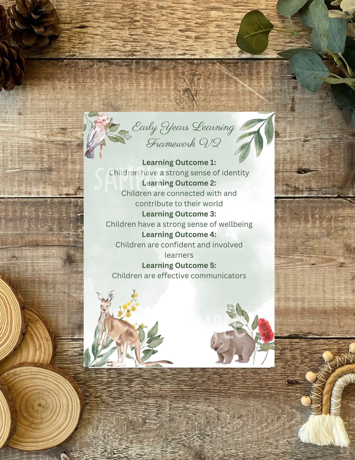 Early Years Learning Framework V2 EYLF Version 2 Digital Download Green ...