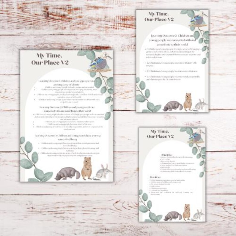 My Time Our Place V2 MTOP Version 2 Digital Download Eucalyptus Animals ...