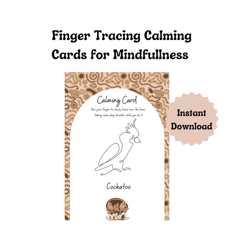 Indigenous Theme Calming Cards | Mindfulness & Regulation Printable ...