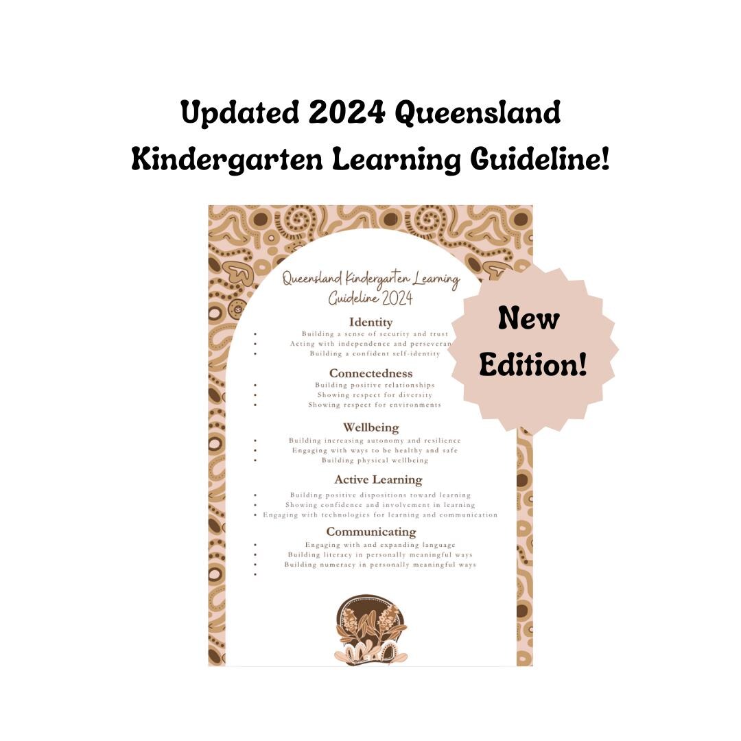 Queensland Kindergarten Learning Guideline 2024 QKLG Digital Download ...