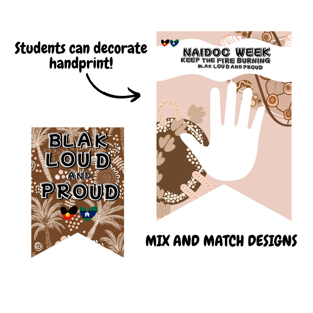 NAIDOC Week Indigenous Pink Bunting Classroom Preschool Daycare ...