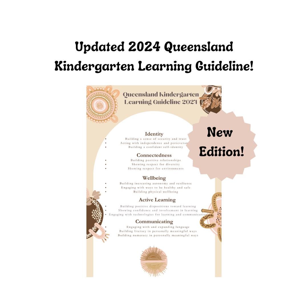 Queensland Kindergarten Learning Guideline 2024 QKLG Digital Download ...