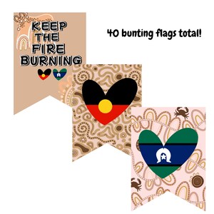 NAIDOC Week Indigenous Pink Bunting Classroom Preschool Daycare ...