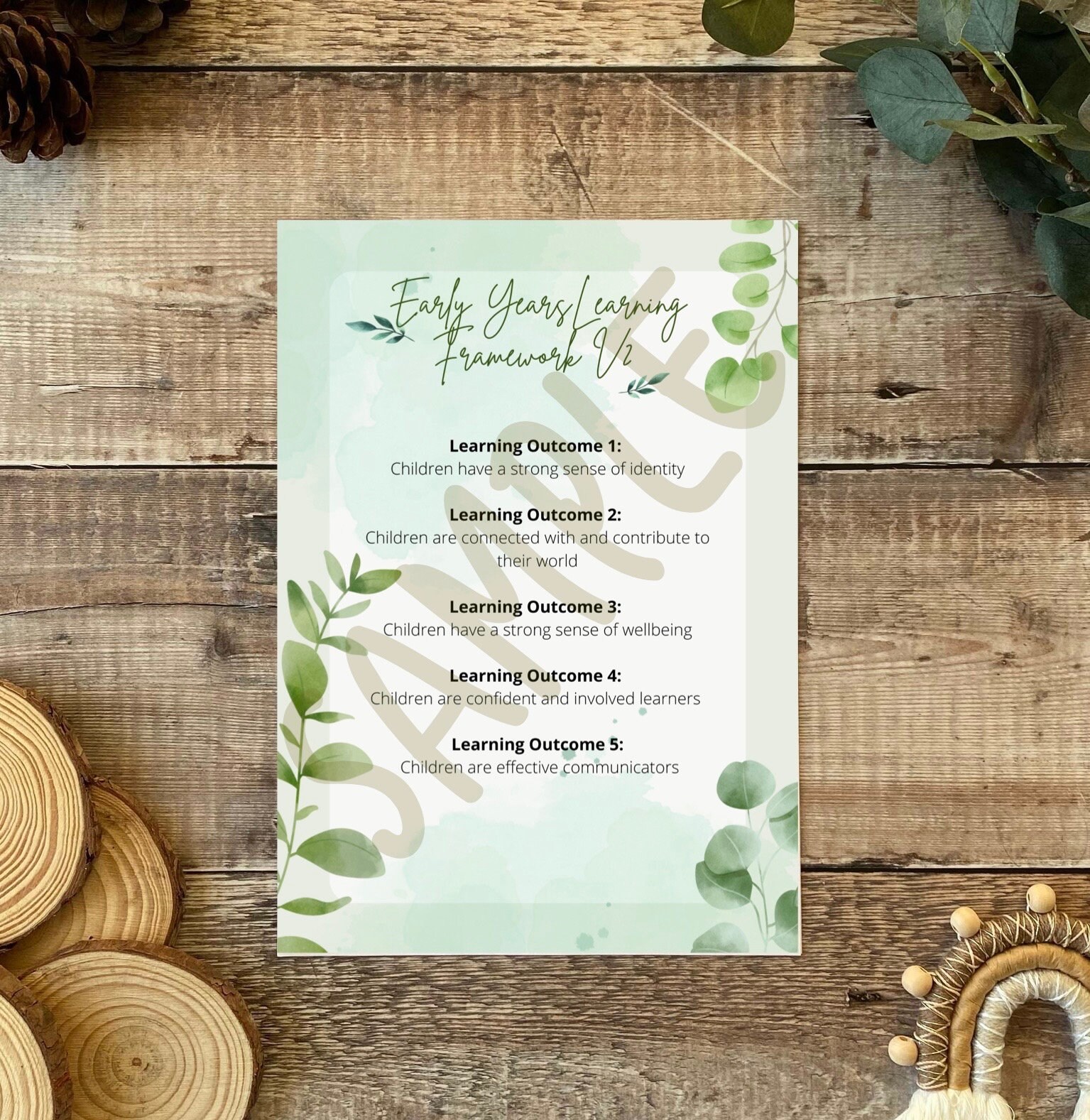 Early Years Learning Framework V2 EYLF Version 2 Digital - Etsy