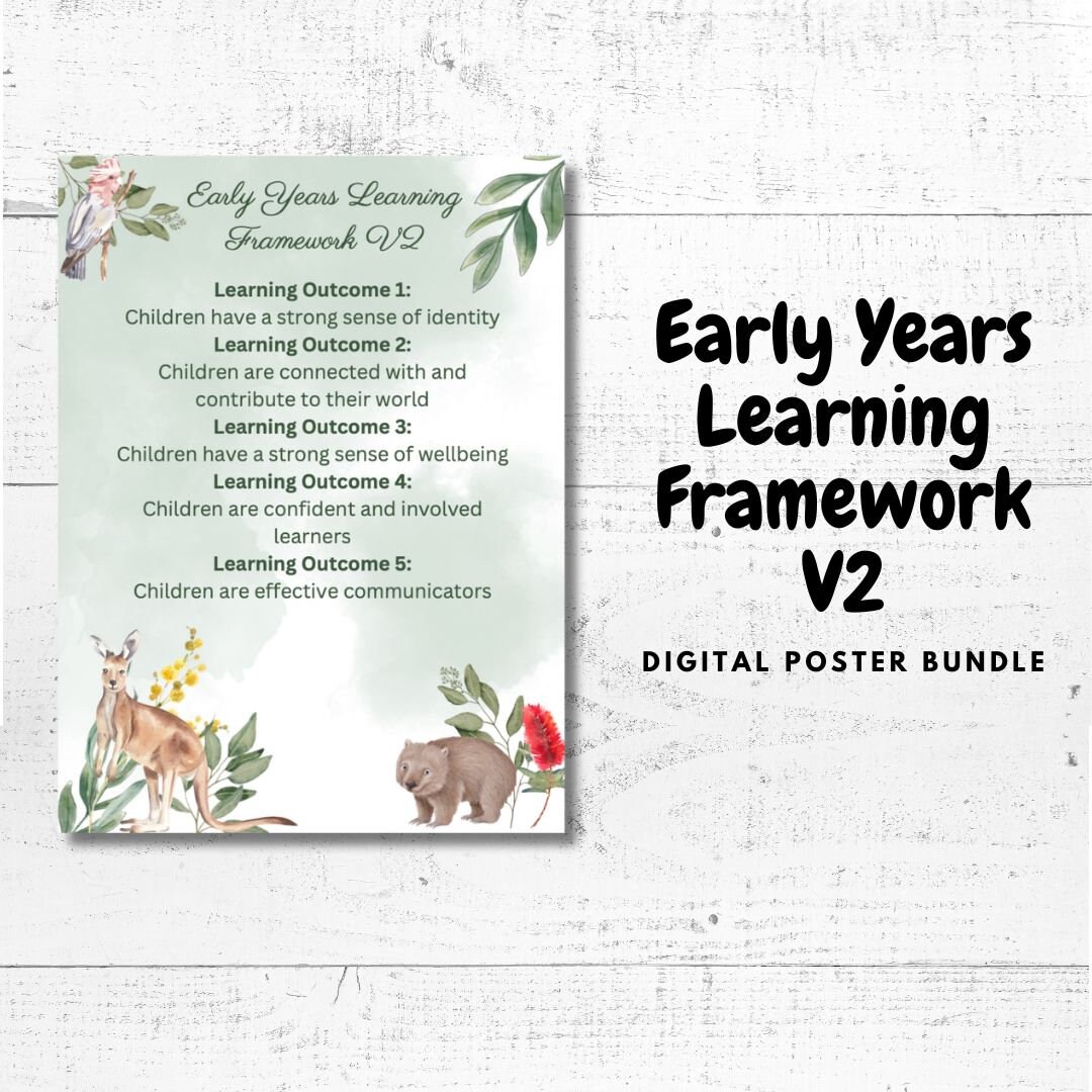 Early Years Learning Framework V2 EYLF Version 2 Digital Download Green ...