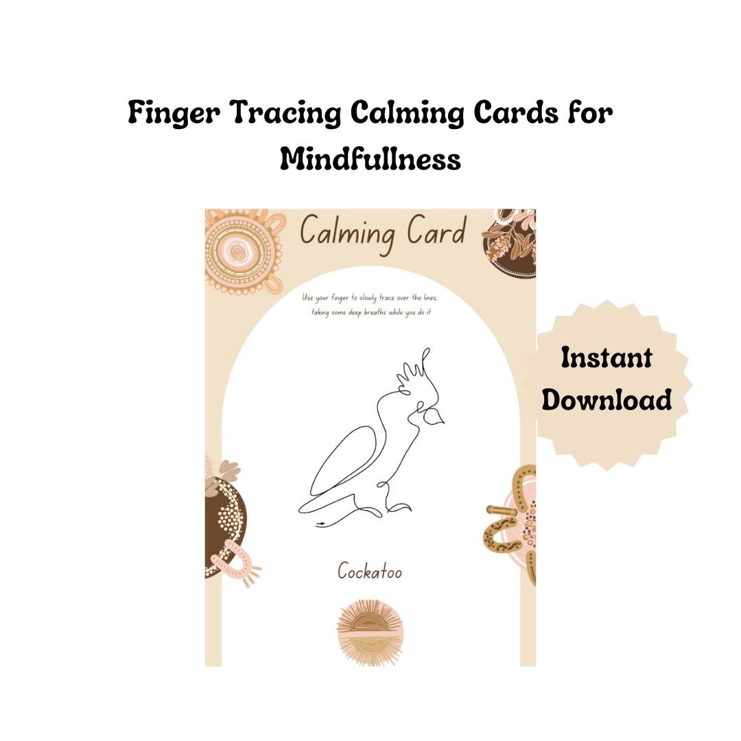 Indigenous Theme Calming Cards | Mindfulness & Regulation Printable ...