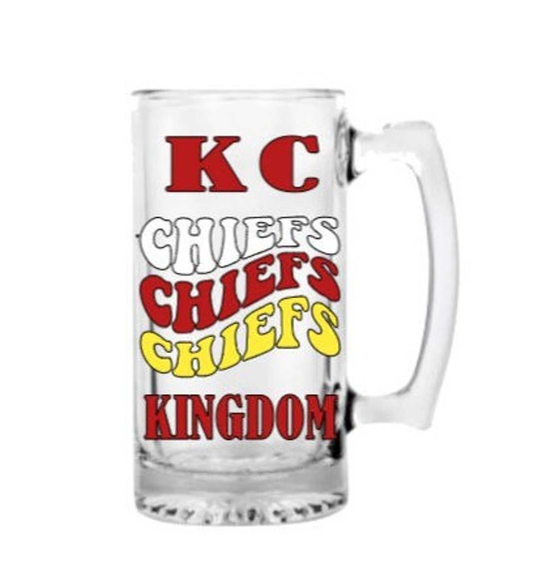 KC CHIEFS Beer Mug, Pilsner Beerglass, Wine Glass, Drink Glass or ...