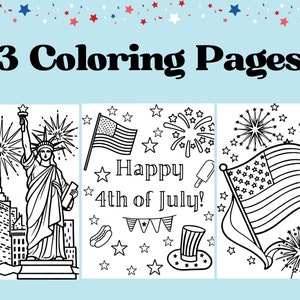 4th of July Kids Activity Bundle: Fun Patriotic Printables - Etsy