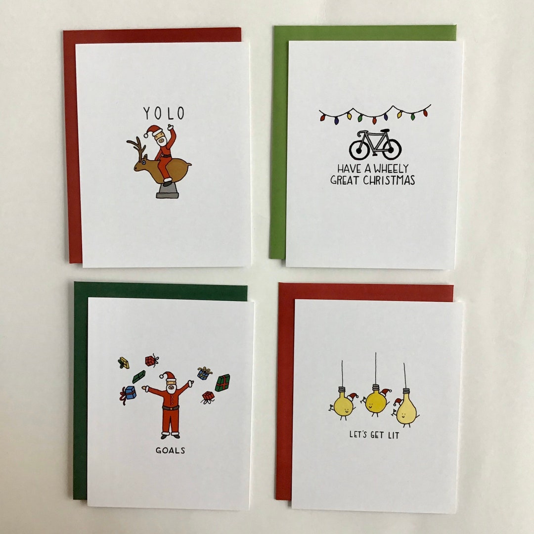 Holiday Pun Cards! Holiday Bundle 1 - Etsy