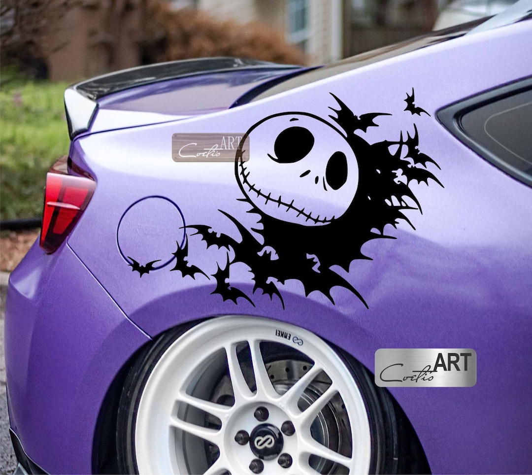 Jack Skellington Bats Car Decal: Nightmare Before Christmas for Jeep ...